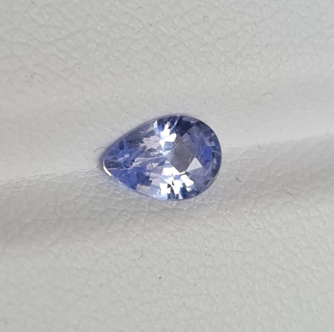 Light Purple Spinel: 0.65ct Pear Cut Gemstone - Etsy