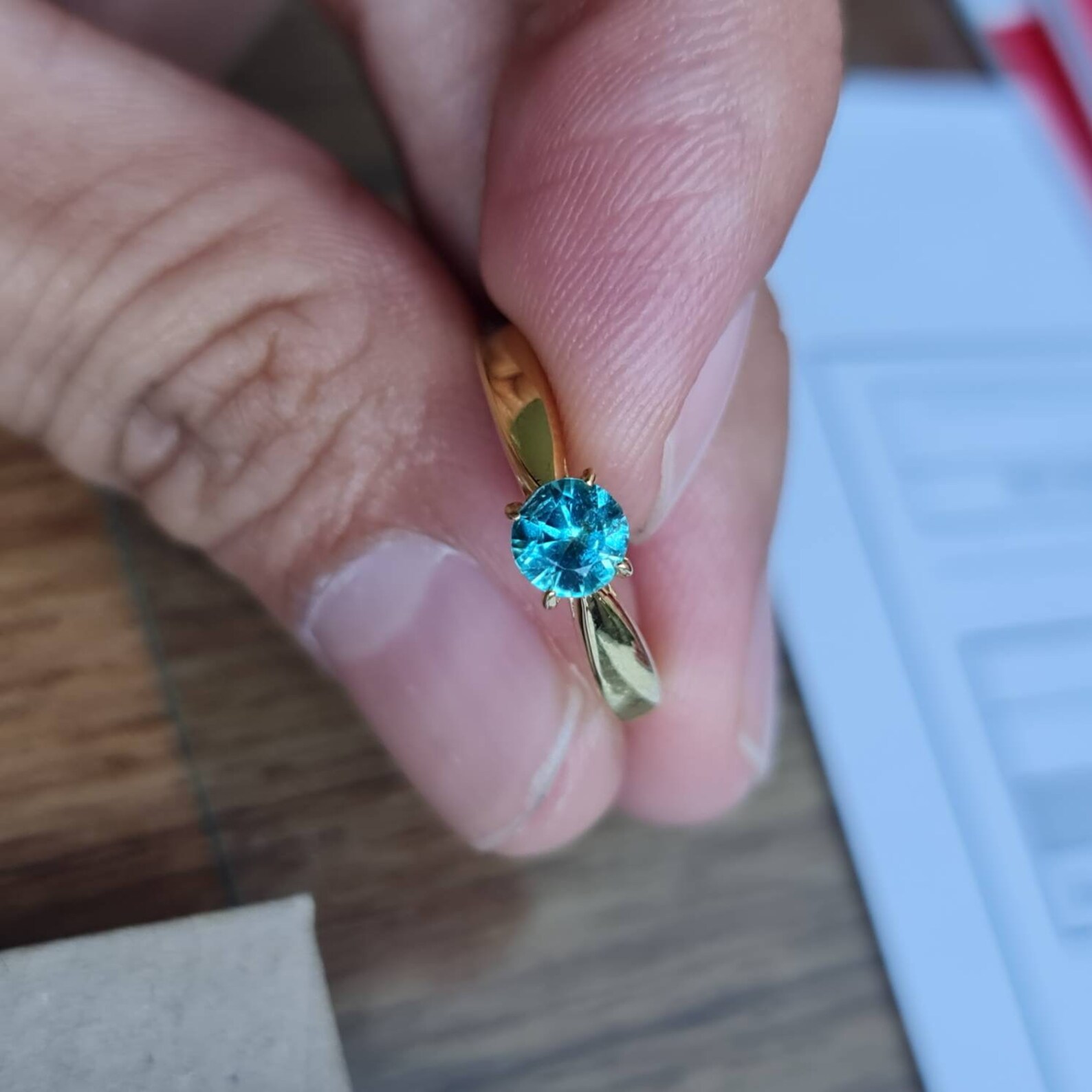 Natural Lagoon Tourmaline Round Shapes Blue Paraiba Color. | Etsy