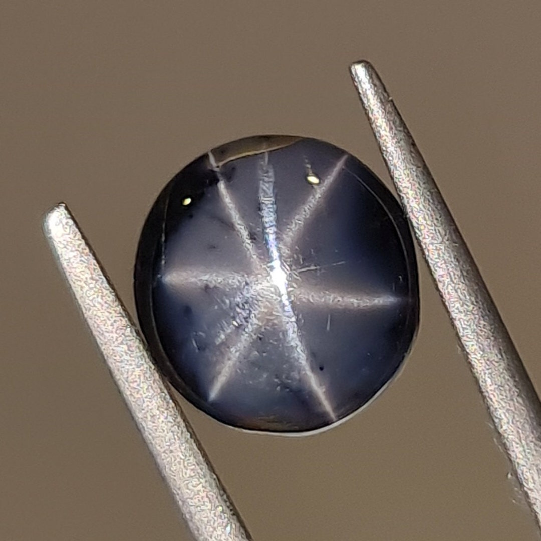 Natural Star Spinel, 6 Ray Star. No Treatment. 3.10ct. Rare Collectors ...