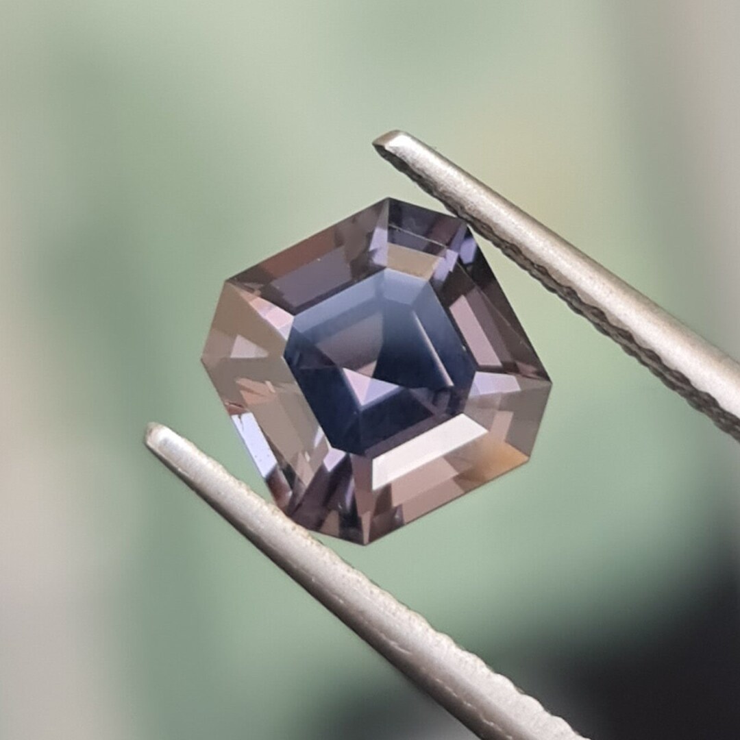 Natural Gray Spinel, 2.29ct. Octagon Cut, Certified. No Treatment ...
