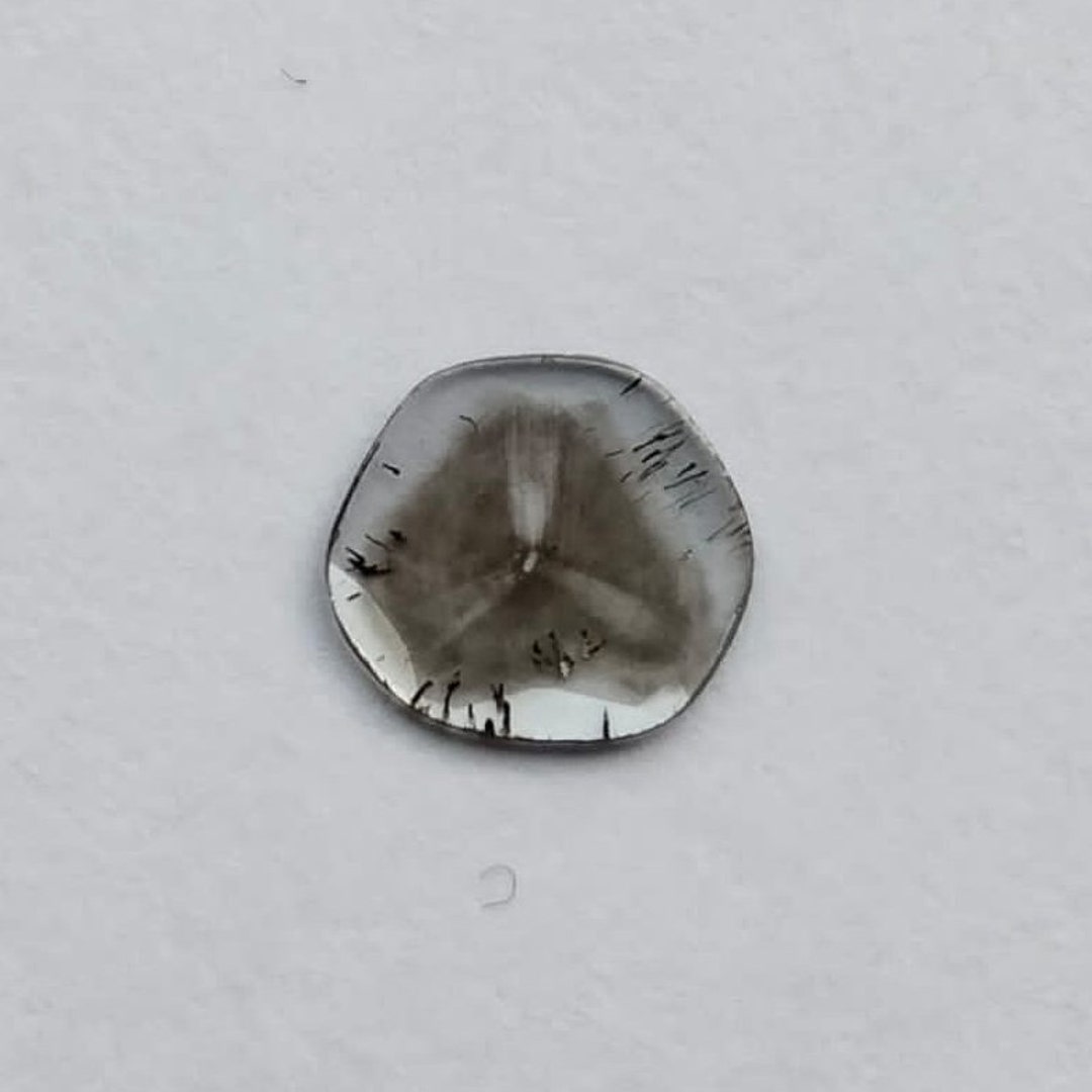 Natural Trapiche Diamond Slice: Rare Hexagon Gemstone, 0.22ct - Etsy