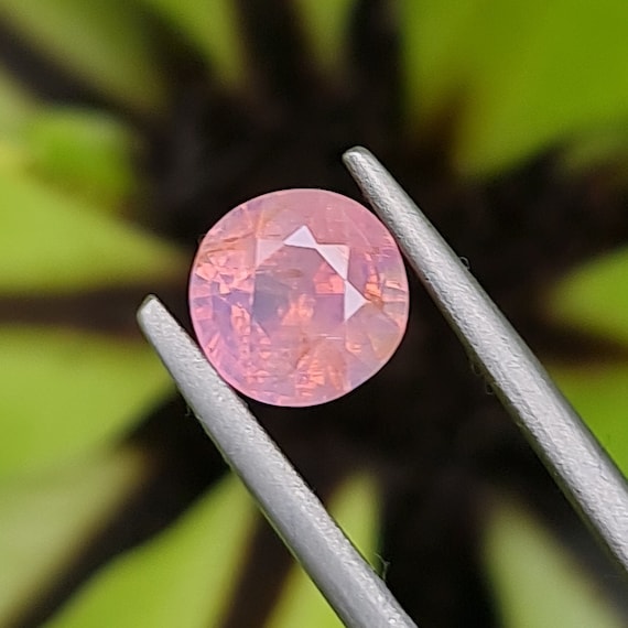 Natural Sapphire Padparadscha 1.17ct. Milky Pinkish Orange. No Treatment. Opalescent SAP73 Etsy