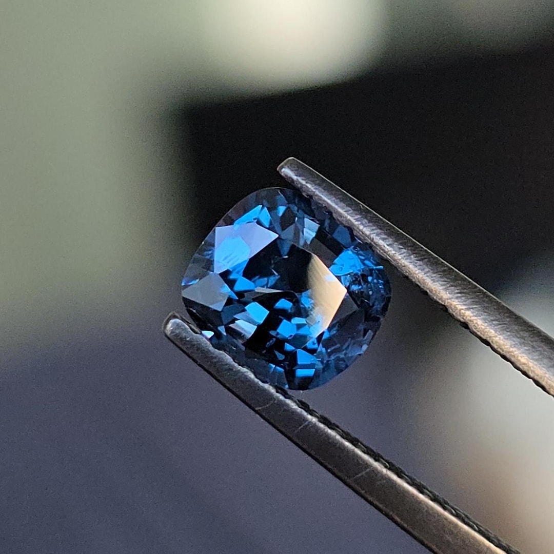 Natural Blue Spinel, 0.96ct. Deep Blue Gahno Spinel. No Treatment. Rare ...