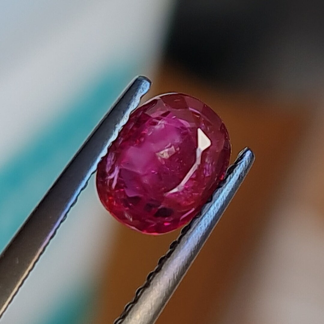 Natural Ruby 1.04ct, Red, Cushion Shape. No Treatment. CD1719 - Etsy