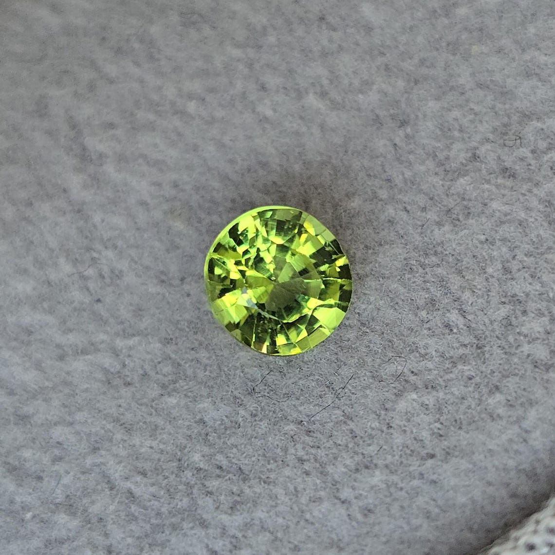 Natural Chrysoberyl, 1.22ct. Rare Color Gemstone. No Treatment, Round ...