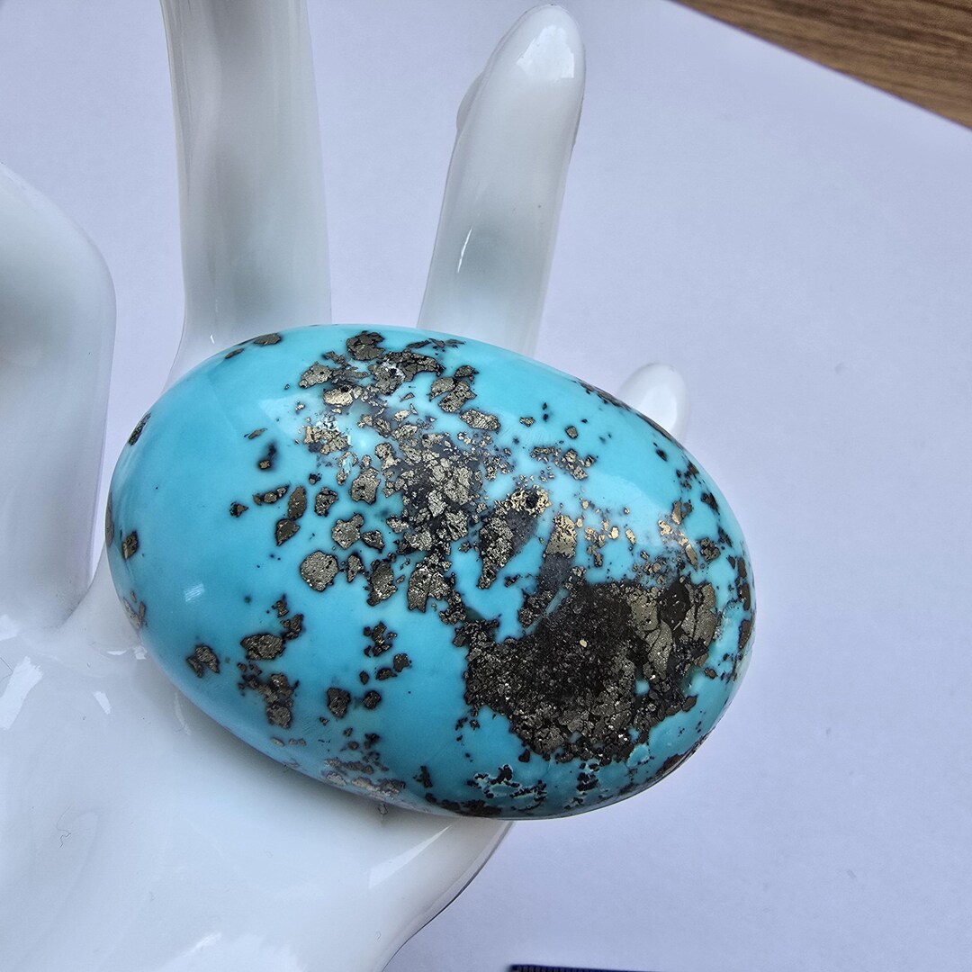Natural Turquoise With Pyrite. Rare Mixed Color. No Treatment, 280ct ...