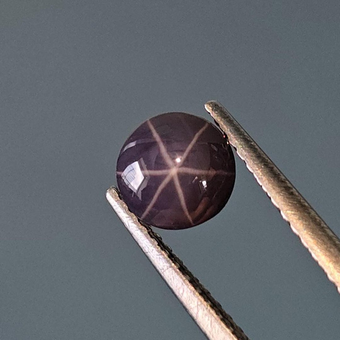 Natural Star Spinel, No Treatment. 1.23ct. Strong 6 Ray Star. Rare ...