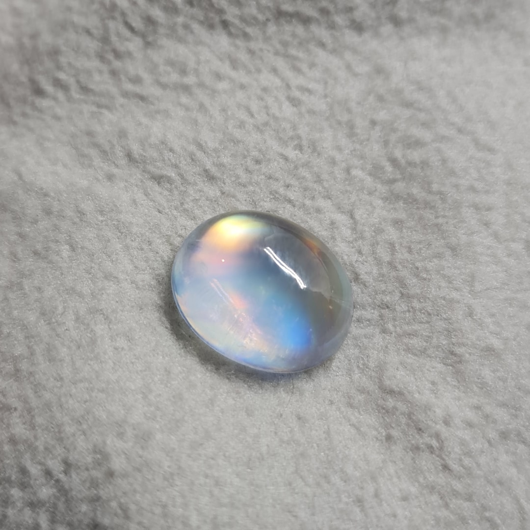 Reserved. Rainbow Moonstone, Rare 11.43ct Natural Moonstone (1 Pc ...