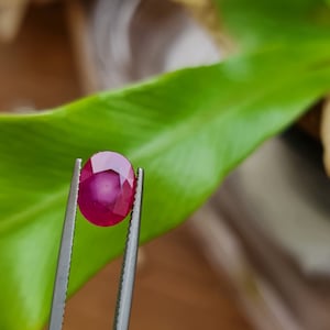 Natural Ruby With Hexagonal Growth Pattern From Burma. - Etsy