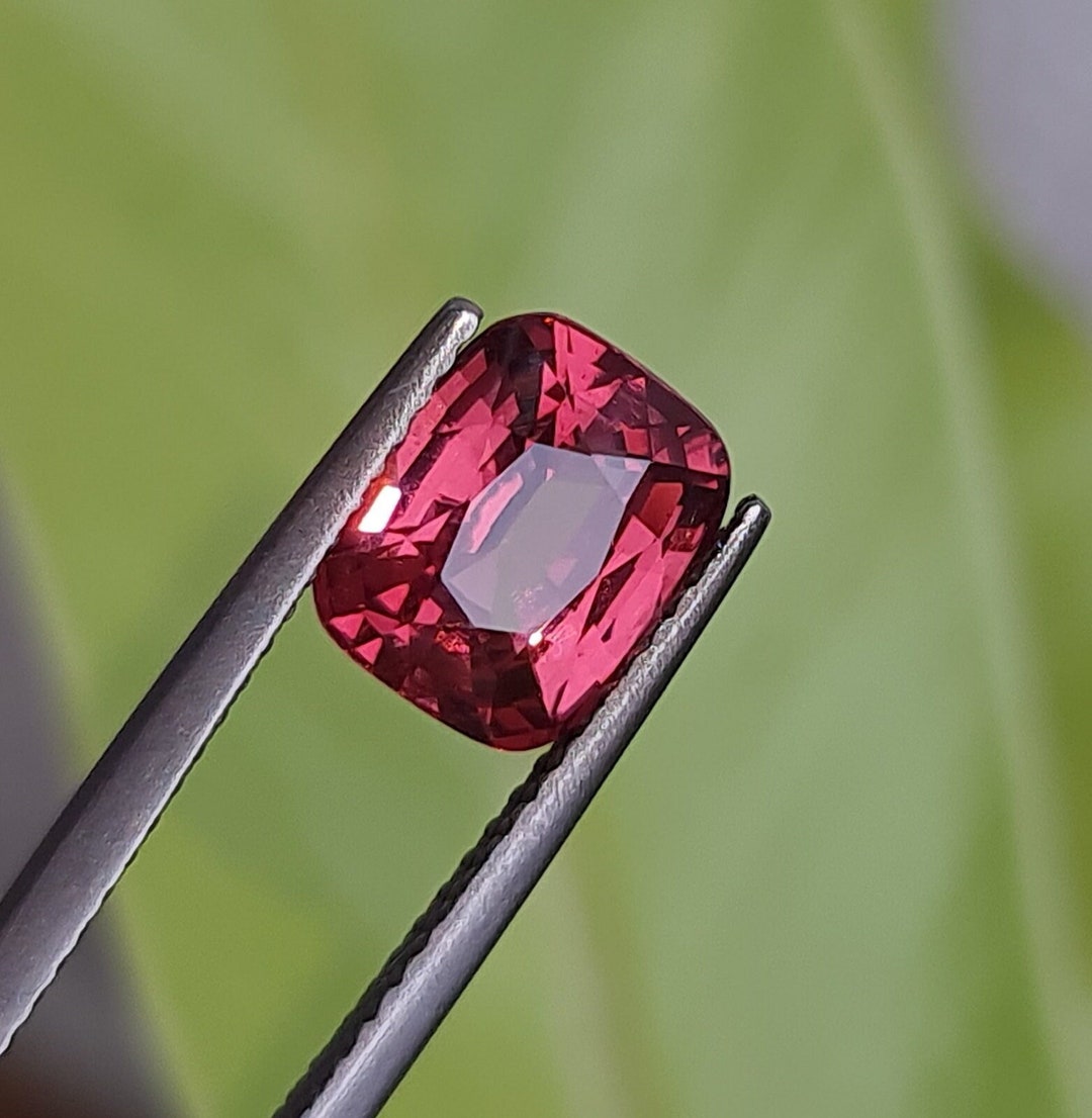 Natural Malaya Garnet, Color Change Garnet, Vivid Pinkish - Orange, 2 ...