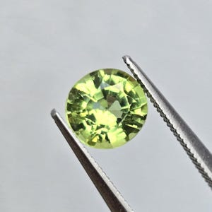 Natural Chrysoberyl, 1.22ct. Rare Color Gemstone. No Treatment, Round ...