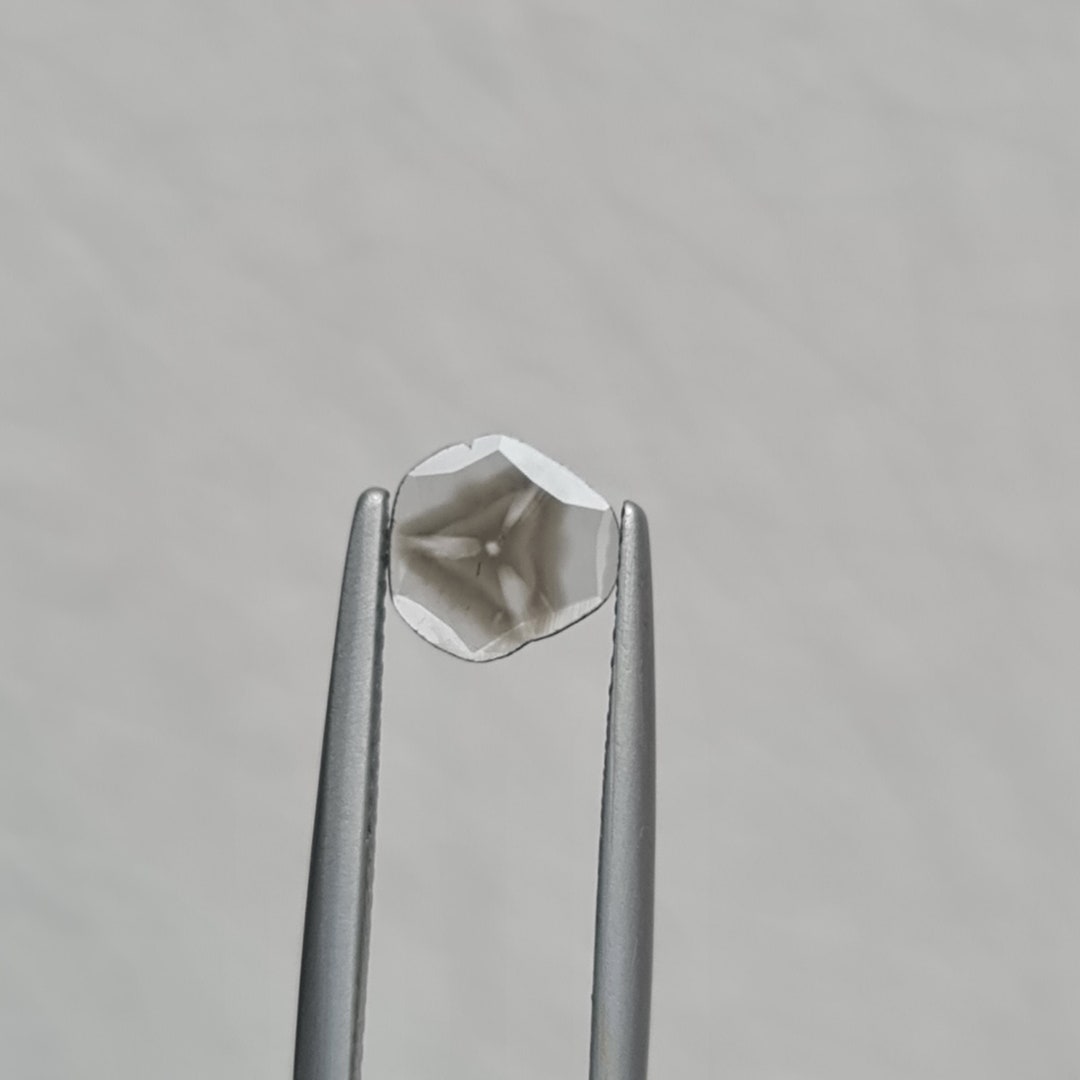 Natural Trapiche Diamond Slice: Rare Collector's Gemstone (0.29ct) - Etsy