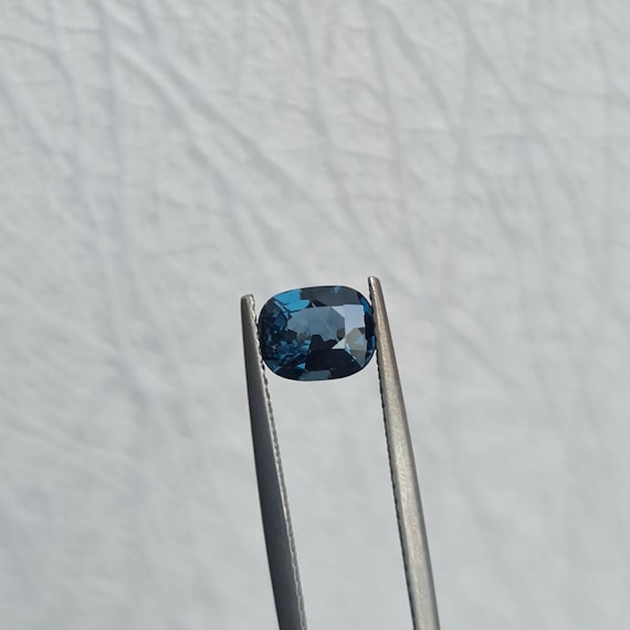 Natural Teal Blue Spinel 1.08ct. Deep Teal Blue Spinel. No | Etsy