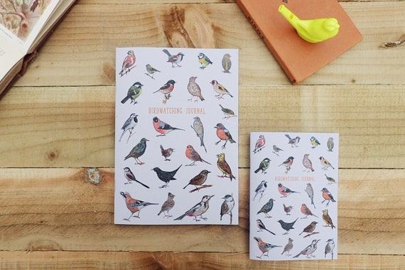 Birdwatching Journal A5 Field Notes Notebook Wildlife RSPB | Etsy