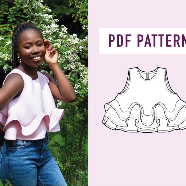Peplum Pattern - Etsy