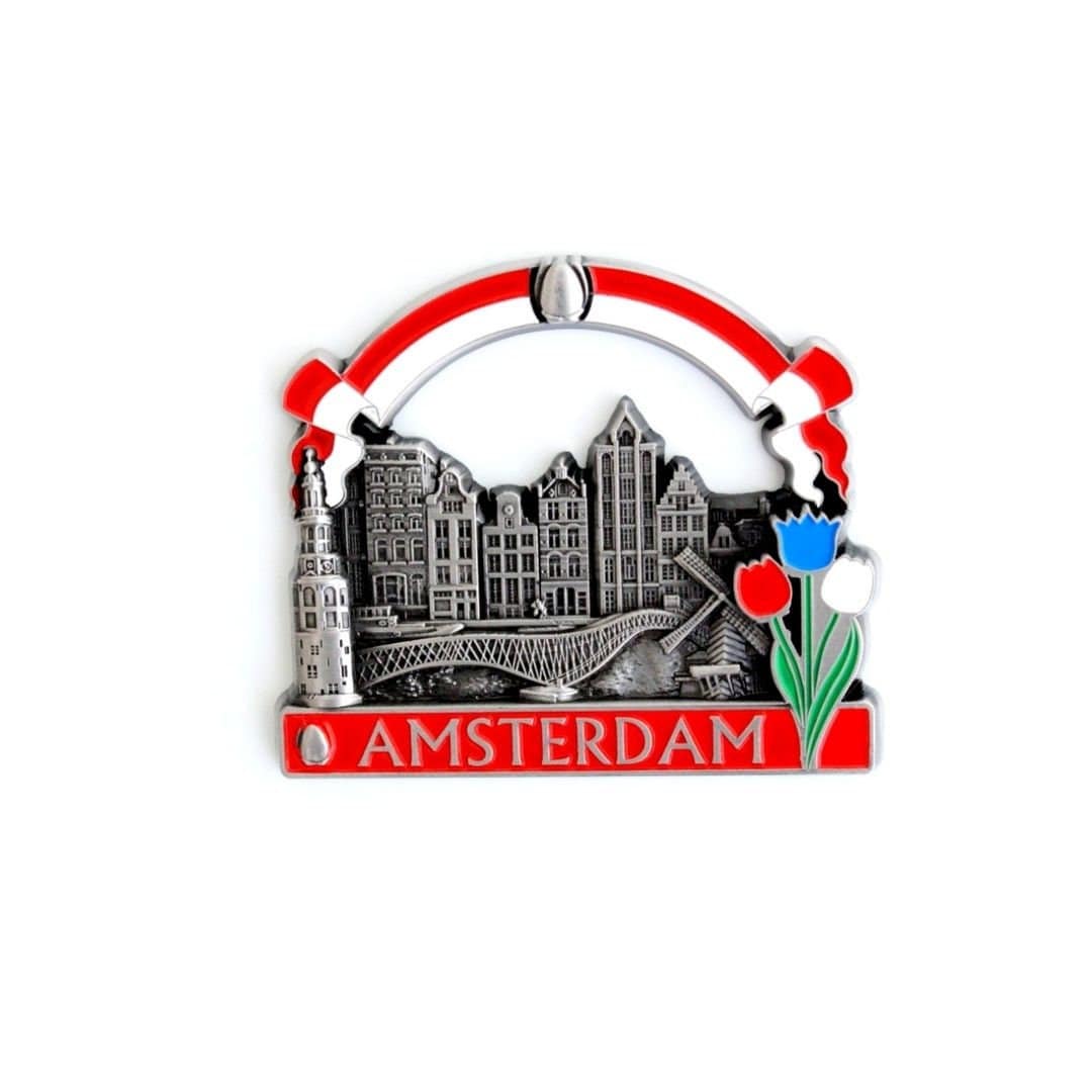 Amsterdam - Netherlands - 3D Metal Fridge Magnet for Kitchen ...