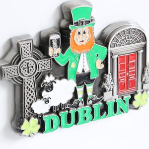 Dublin - Ireland - 3D Metal Fridge Magnet for Kitchen Refrigerator ...