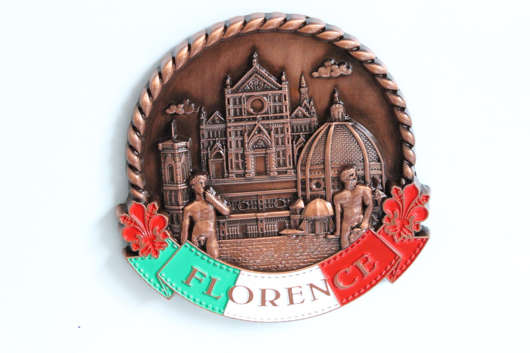 Florence - Italy - 3D Metal Fridge Magnet for Kitchen Refrigerator ...
