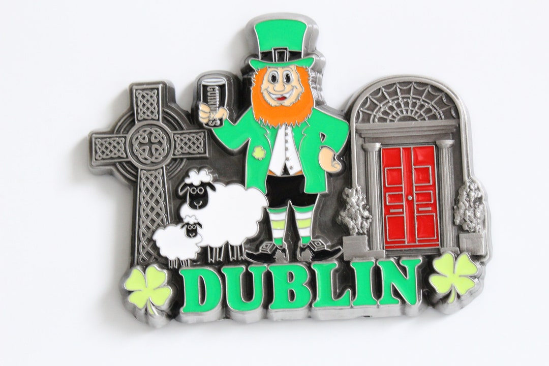 Dublin - Ireland - 3D Metal Fridge Magnet for Kitchen Refrigerator ...