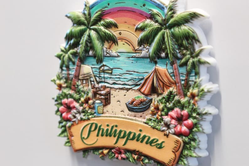 3D -PHILIPPINES MANILA PASIG Fridge Magnet City Souvenir Travel Memory ...