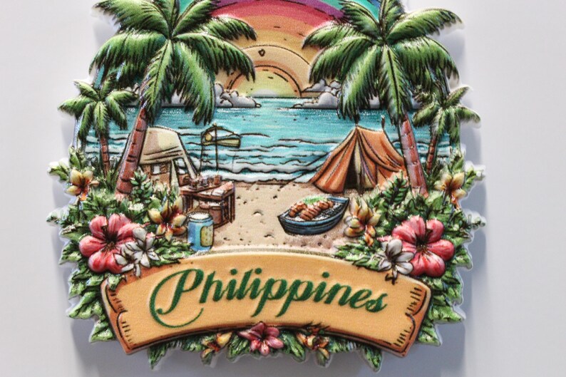 3D -PHILIPPINES MANILA PASIG Fridge Magnet City Souvenir Travel Memory ...
