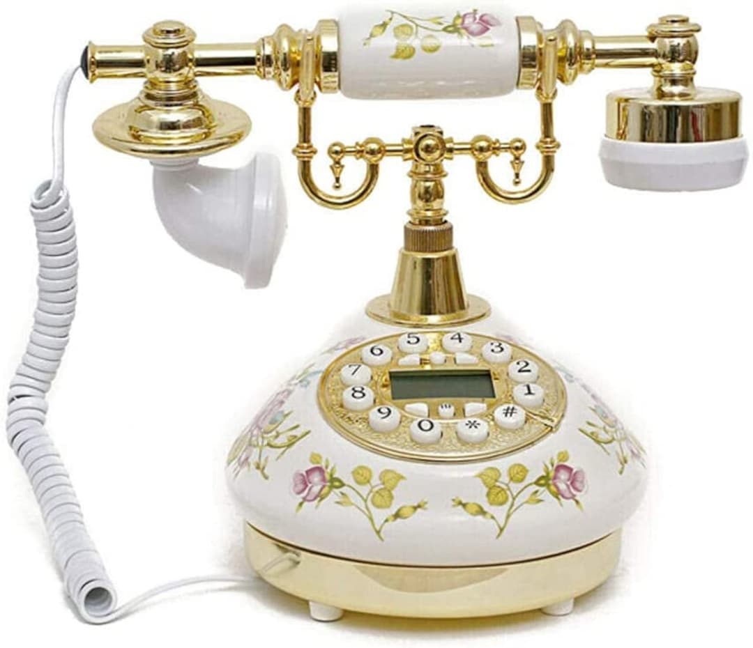 DESIGNO Retro Corded Landline Telephone: Classic 60s Style, Replica ...