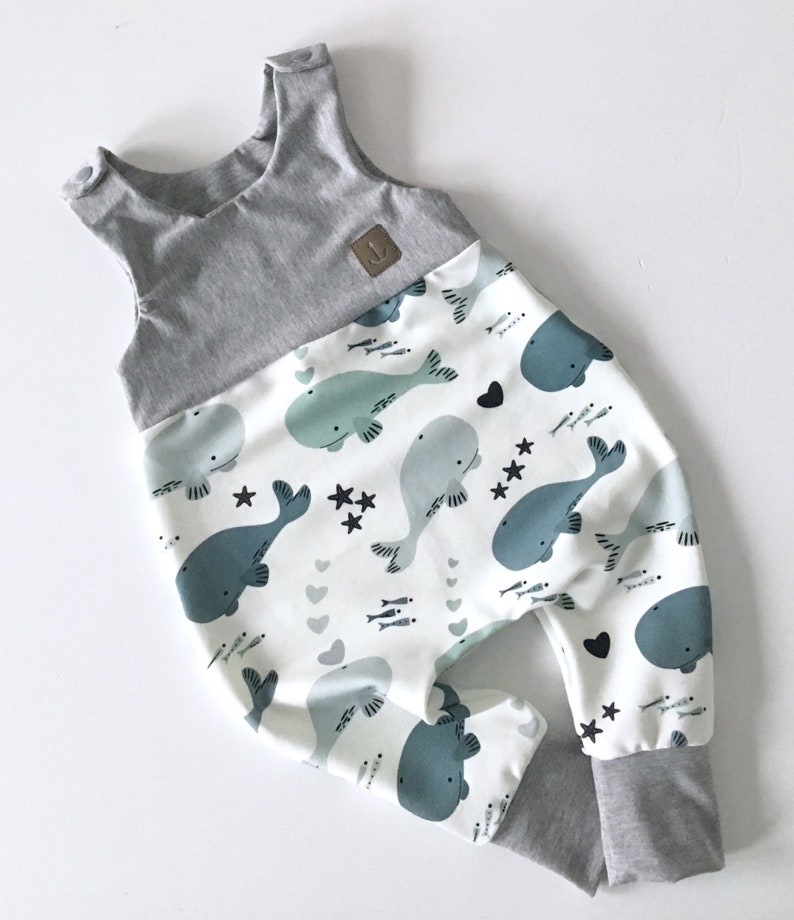 Strampler Baby Wale | Etsy