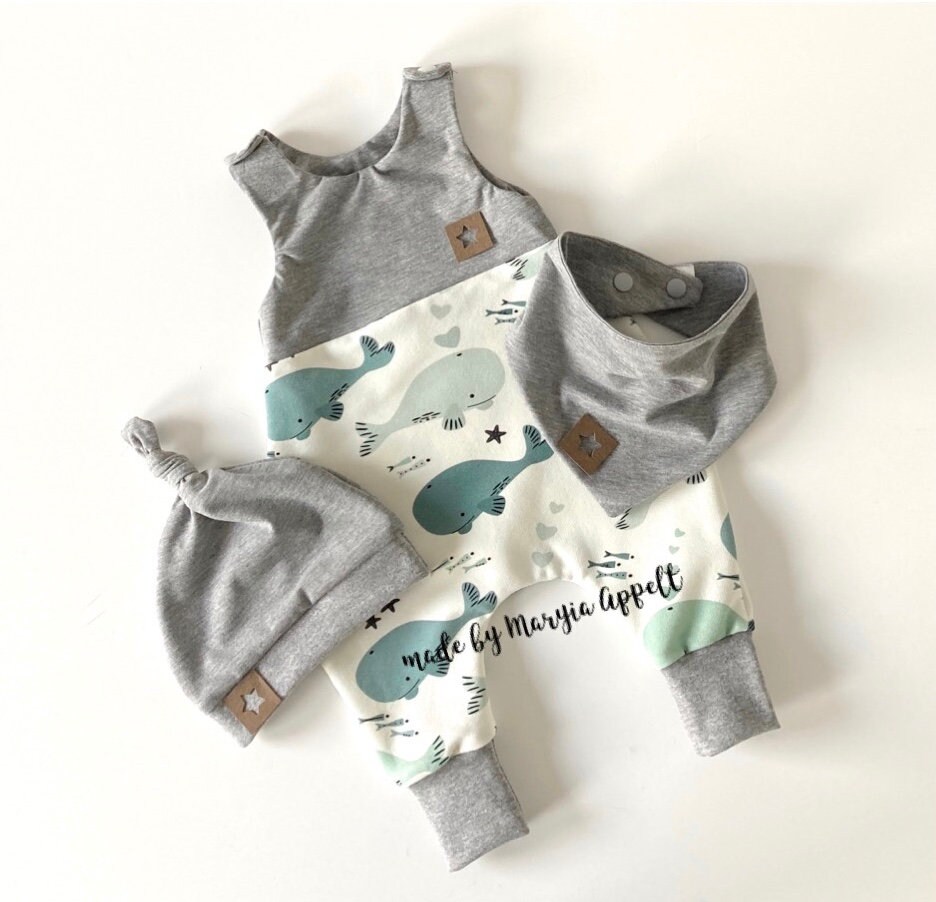 Strampler Baby Wale | Etsy