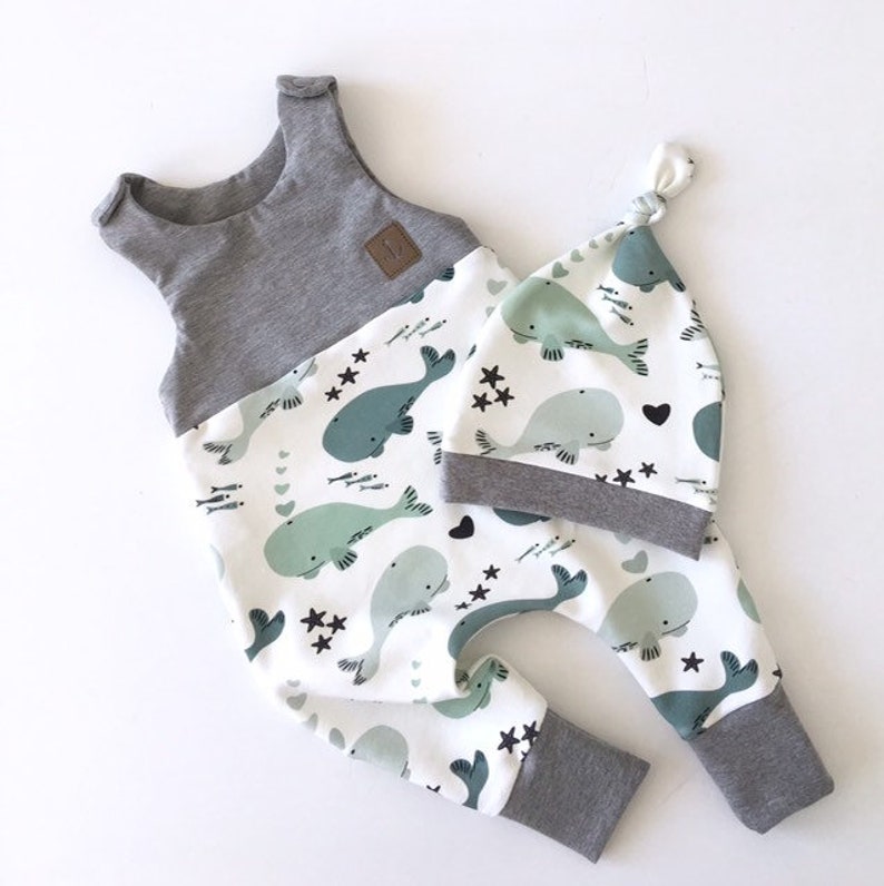 Strampler Baby Wale | Etsy