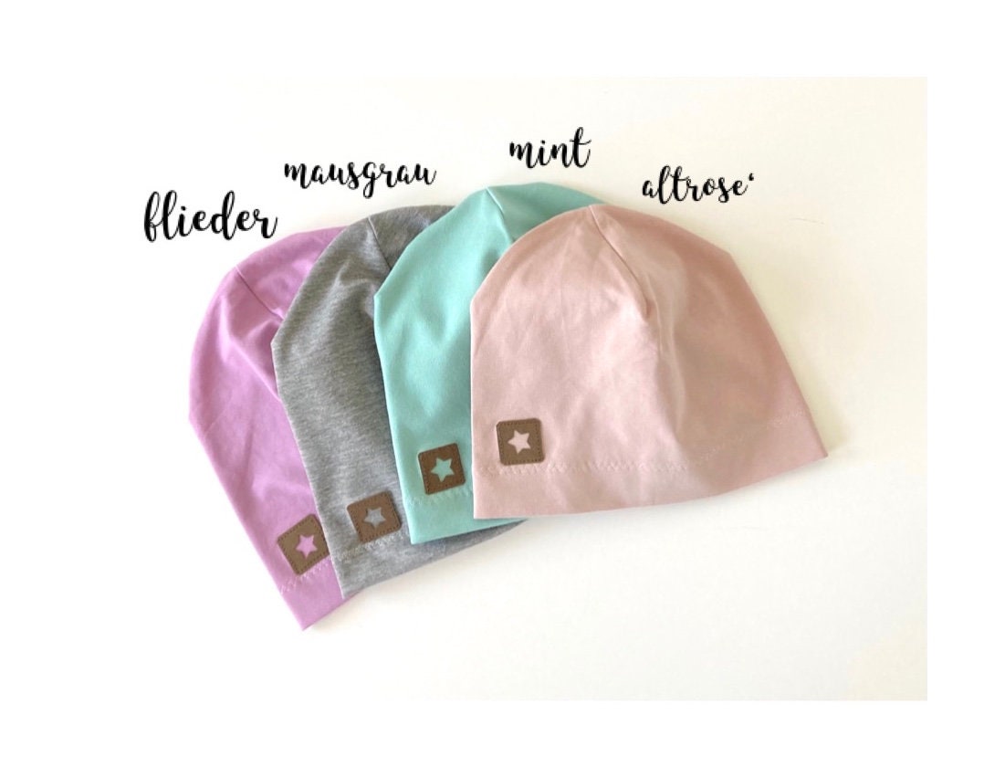 Einlagige Beanie Mütze Kinder Sommerbeanie dünne Jerseymütze | Etsy