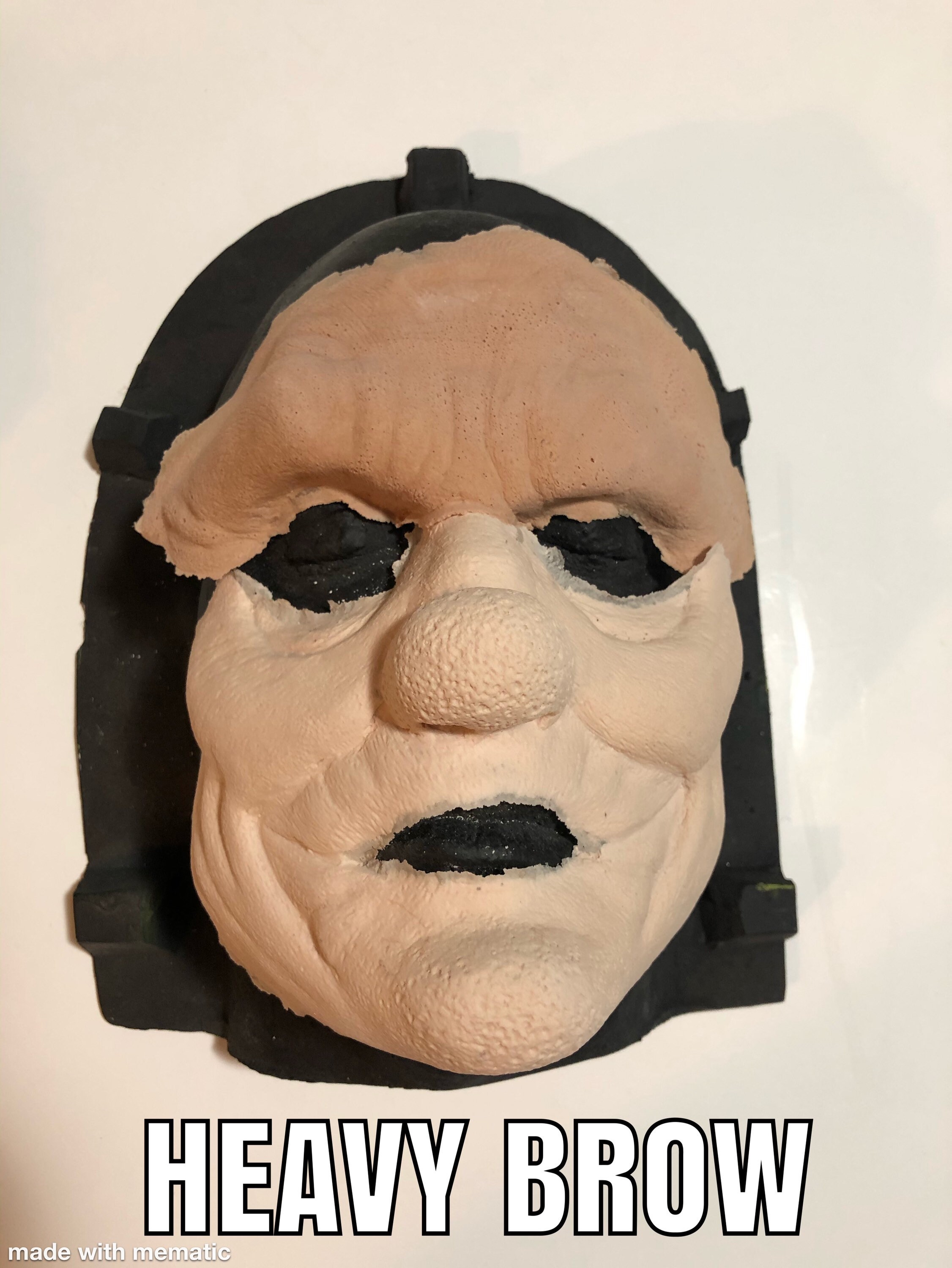 Halloween - Foam Latex Prosthetic - Evil Clown Mask & Brow - Etsy