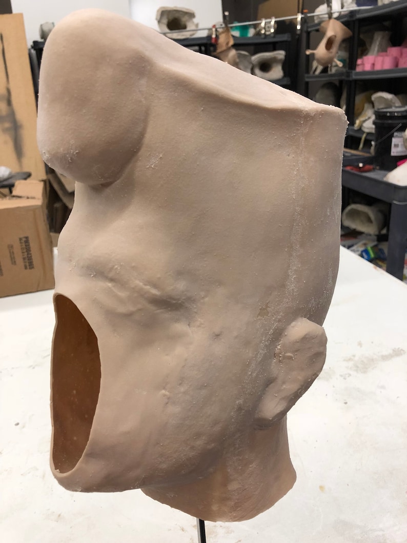 Beauty and the Beast Latex Lumiere Mask W/wick & Head Cowl - Etsy