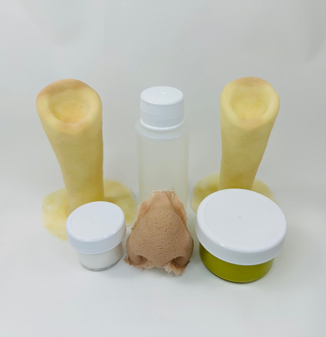 Special FX Makeup - Shrek Prosthetic Nose/ears and Application Bundle ...