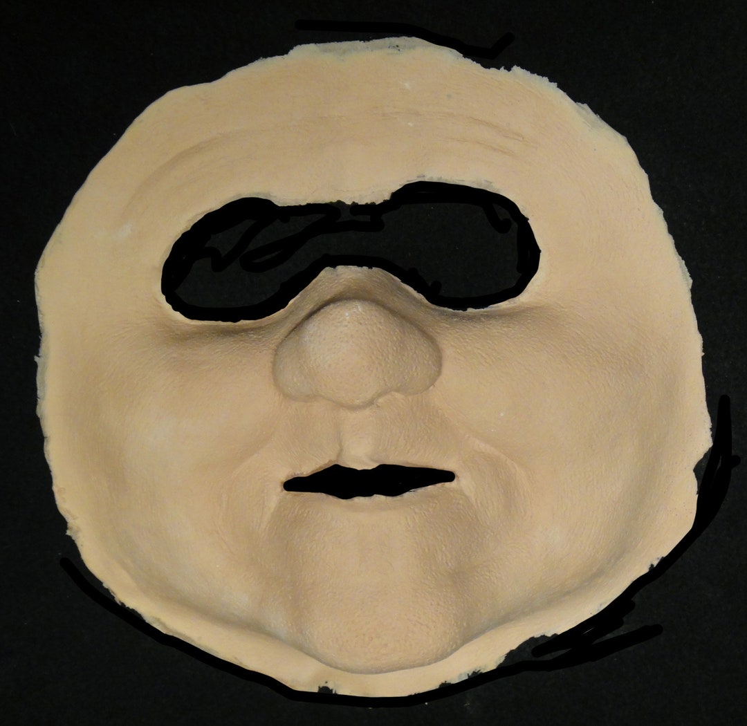 Shrek the Musical - Theatrical Makeup Foam Latex Shrek Mask Prosthetic ...