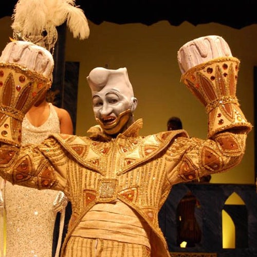 Beauty and the Beast Latex Lumiere Mask W/wick & Head Cowl - Etsy