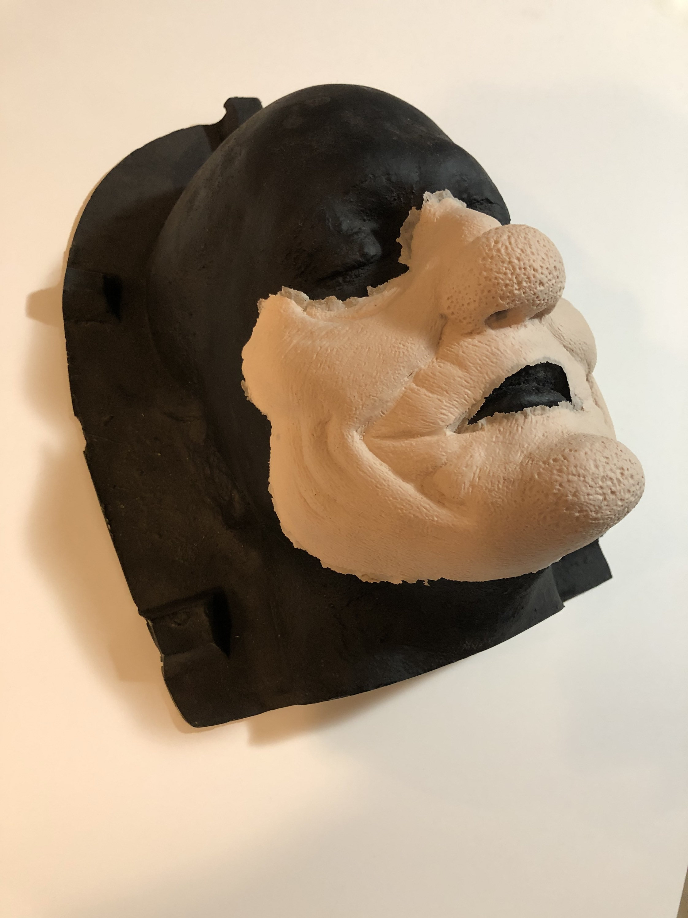 Halloween - Foam Latex Prosthetic - Evil Clown Mask & Brow - Etsy