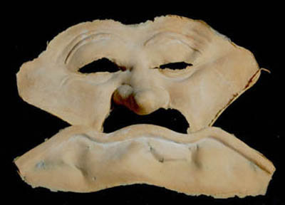 Beauty and the Beast - Latex Lumiere Mask W/wick & Head Cowl - Etsy