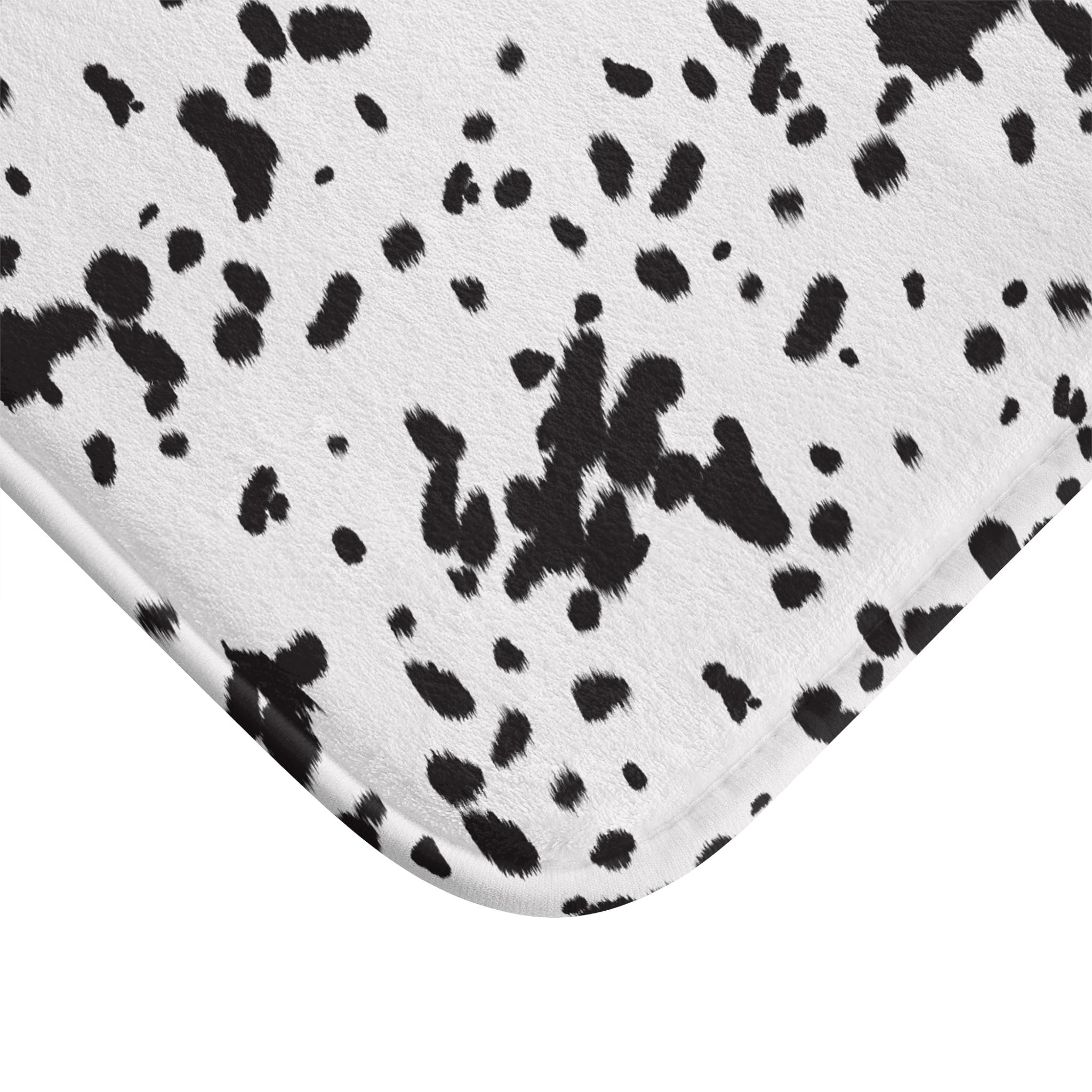 Cow Print Bath Mat Rustic Western Bathroom Rug, Farmhouse Decor ...