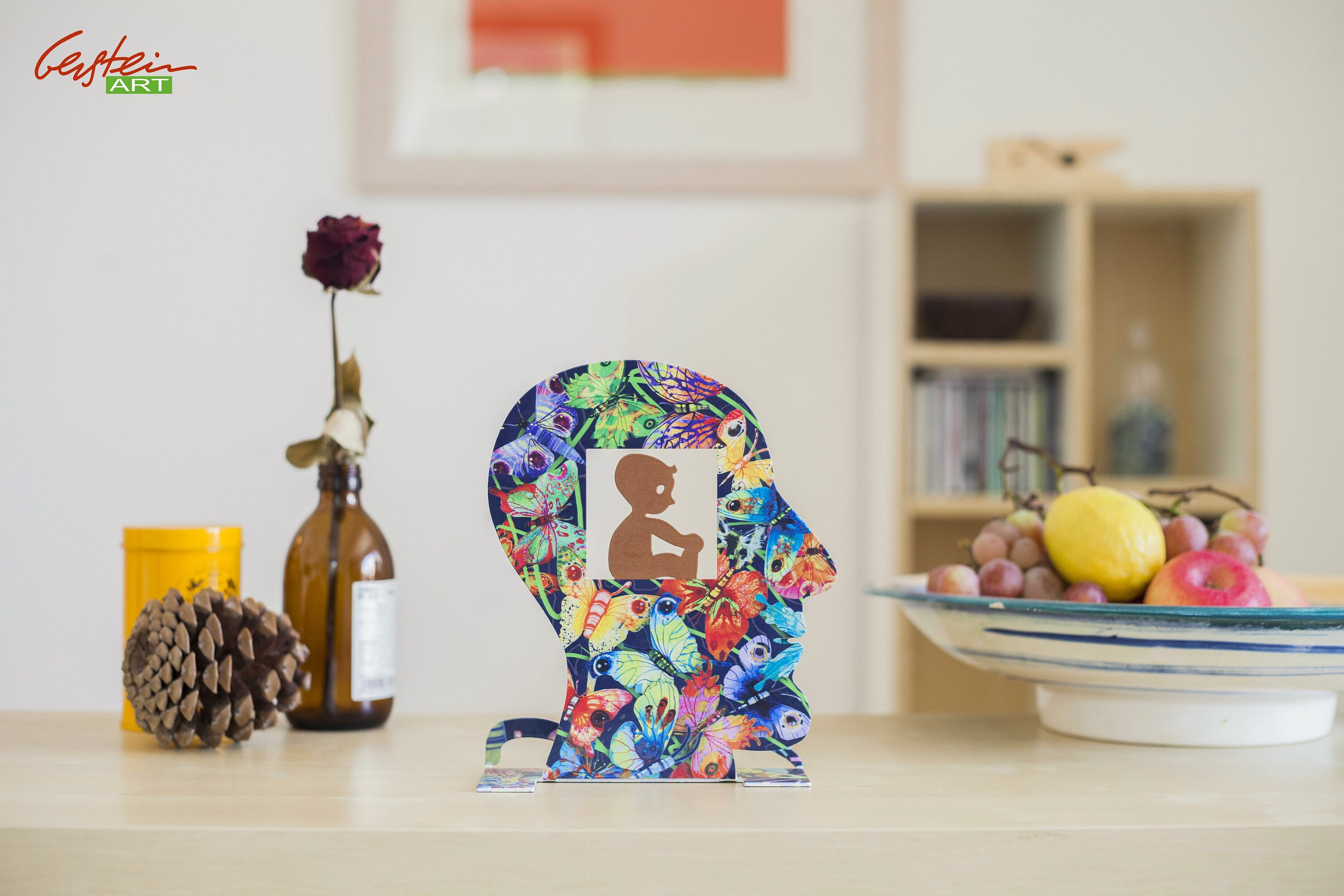 Head Sculpture, Baby Head, Free Standing Sculpture by David Gerstein ...