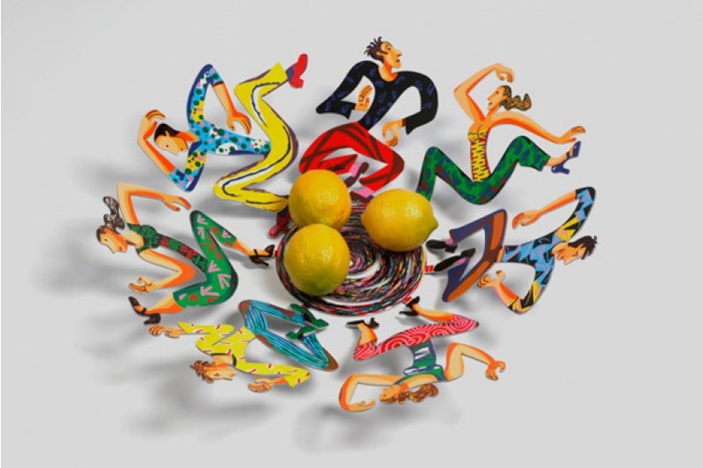 Fruit Bowl Fun Disco Fruit Bowl Dancers Fruit Bowl - Etsy