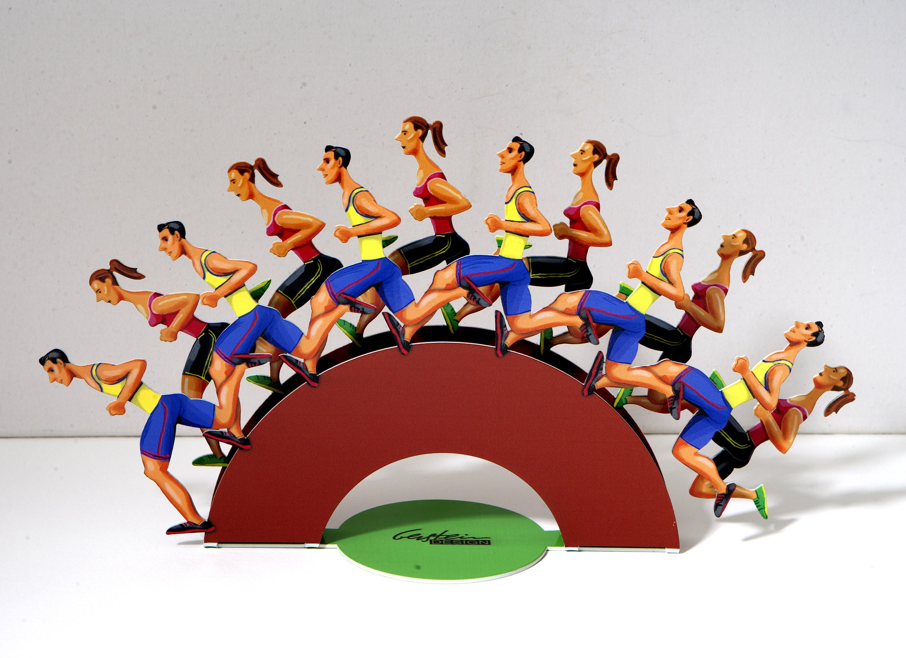 Run for Your Freedom, Joggers Metal Sculptures, by David Gerstein ...