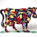 Cow Sculpture, David Gerstein Modern Steel Art Medina Cow Contemporary ...