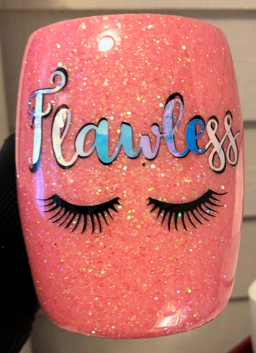 Flawless Glitter Tumbler - Etsy