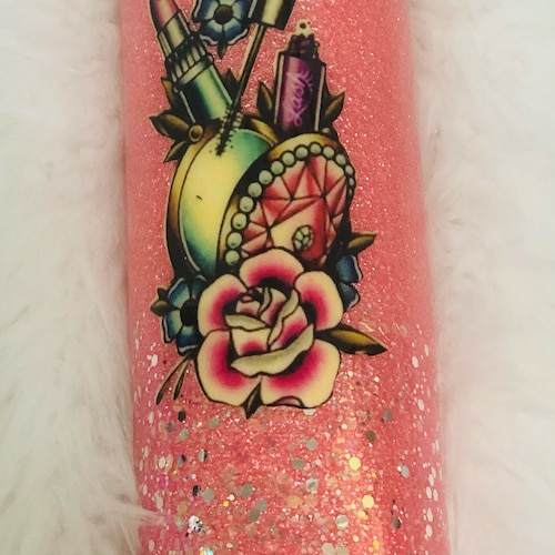 Custom Makeup Lipstick Inspired Tumbler Cup - Etsy