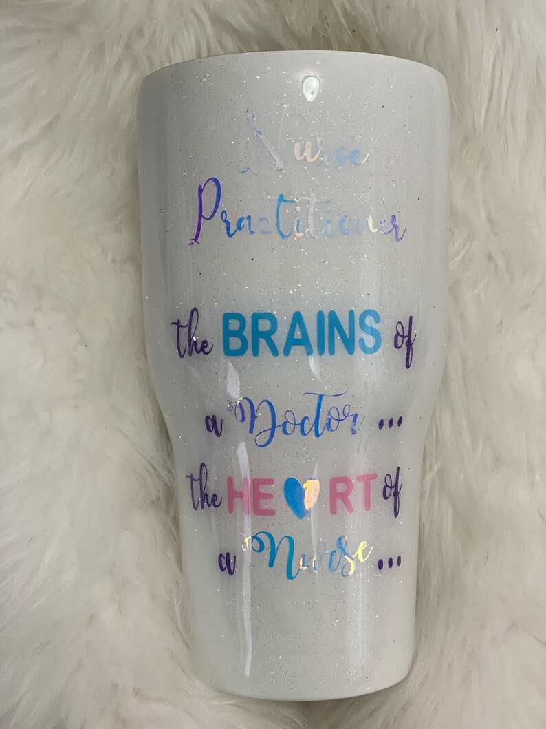 Lab Coat Glitter Tumbler | Etsy