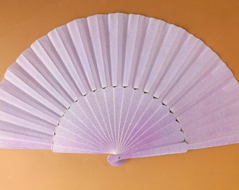 Purple Hand Fan - Etsy