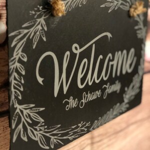 Custom Slate Hanger Personalized Address Sign House Warming - Etsy