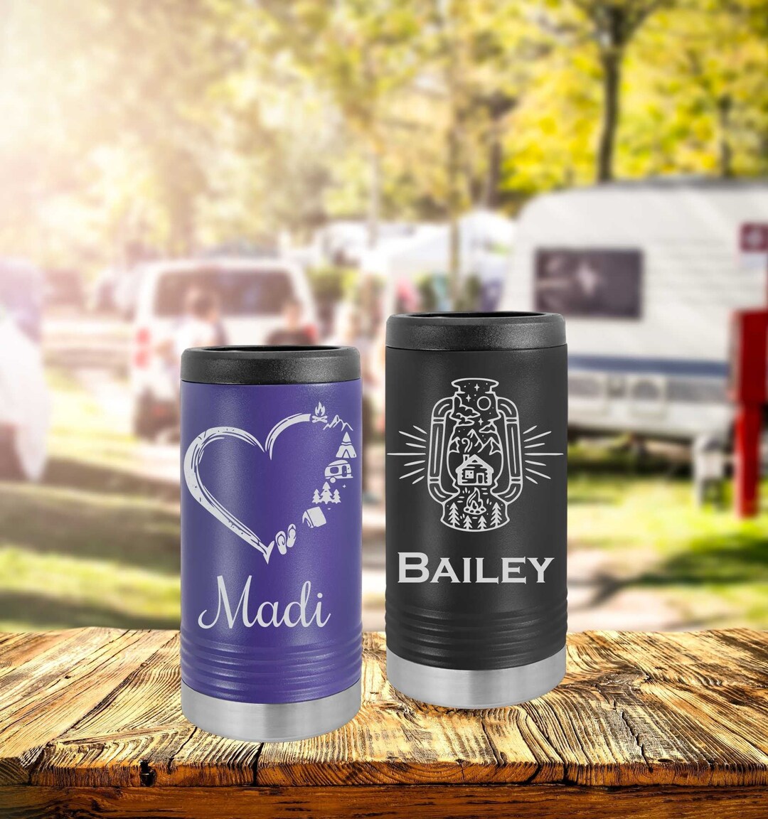 Personalized Slim Can Cooler Custom Engraved Skinny Can - Etsy