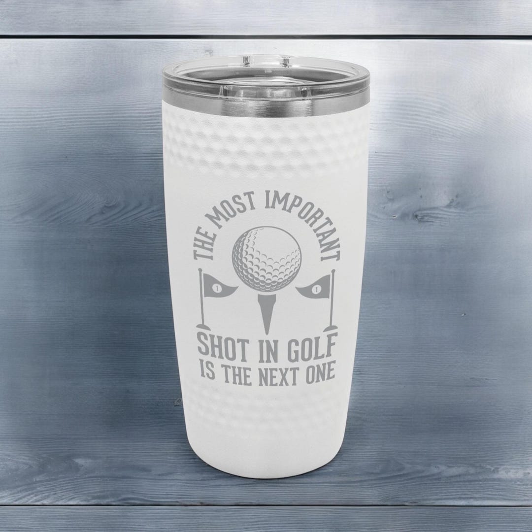 Engraved Golf Ball Dimple Tumbler: Personalized Golfer Gift - Etsy