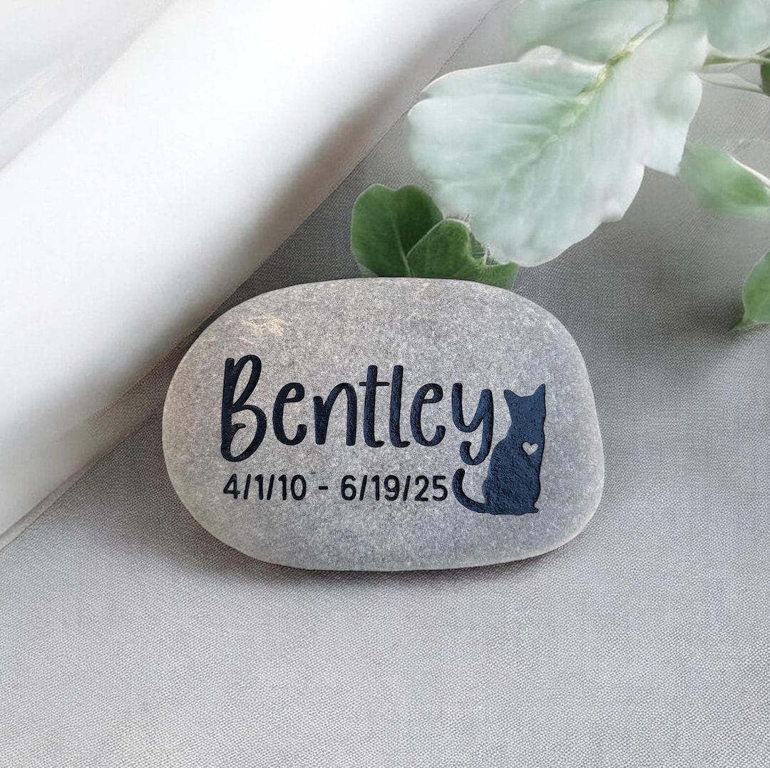 Personalized Pet Memorial Stone, Dog Memorial, Cat Memorial, Garden ...